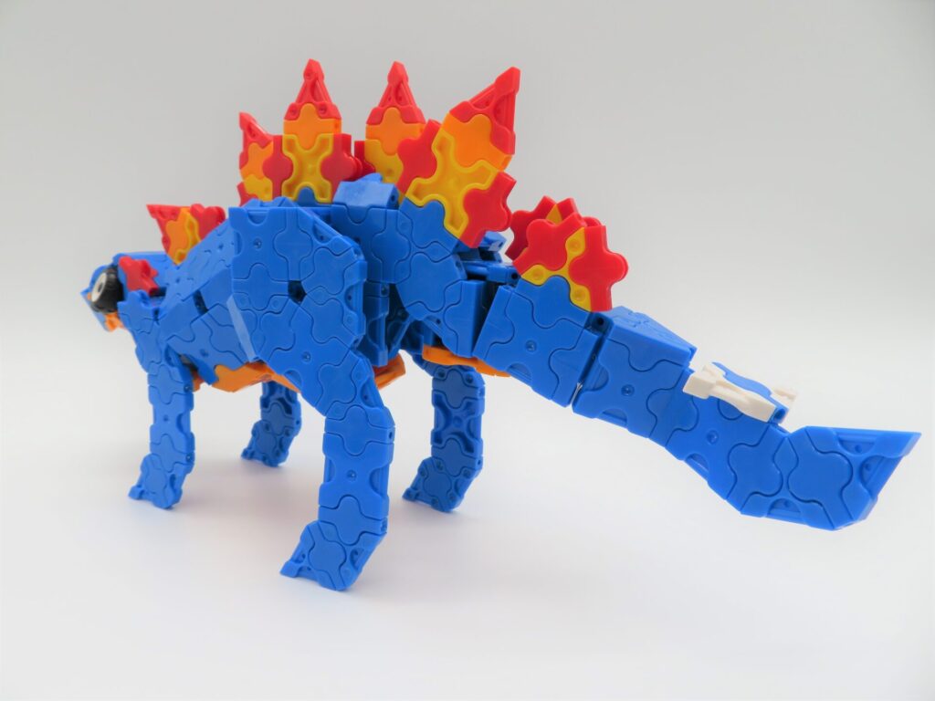 【知育玩具・ブロック】LaQ（ラキュ―）ダイナソーワールド『ステゴサウルス』をつくってみた！【おもちゃレビュー】｜ありいっちゃんブログ