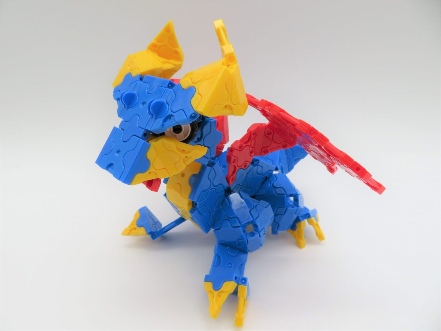 【知育玩具・ブロック】LaQ（ラキュ―）ミスティカルビースト『ドラゴン』をつくってみた！【おもちゃレビュー】｜ありいっちゃんブログ