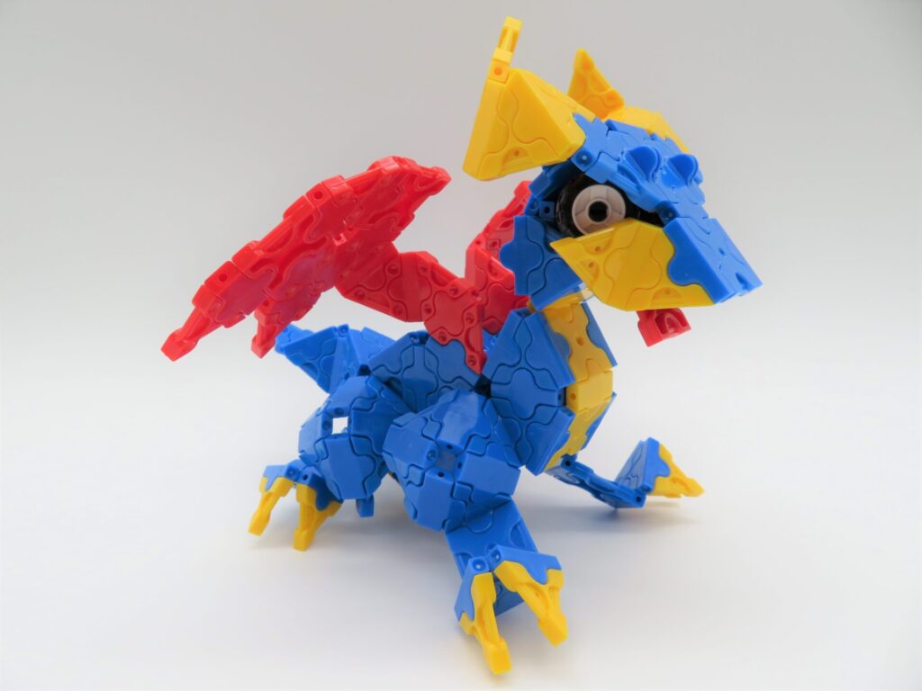 【知育玩具・ブロック】LaQ（ラキュ―）ミスティカルビースト『ドラゴン』をつくってみた！【おもちゃレビュー】｜ありいっちゃんブログ