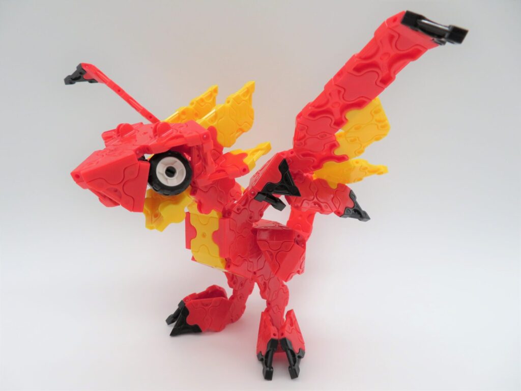 【知育玩具・ブロック】LaQ（ラキュ―）ミスティカルビースト『ワイバーン』をつくってみた！【おもちゃレビュー】｜ありいっちゃんブログ